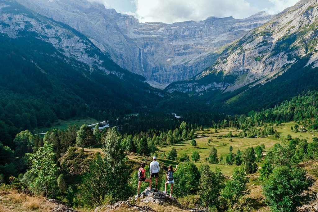 Loudenvielle, a small village near the campsite La Pène Blanche.