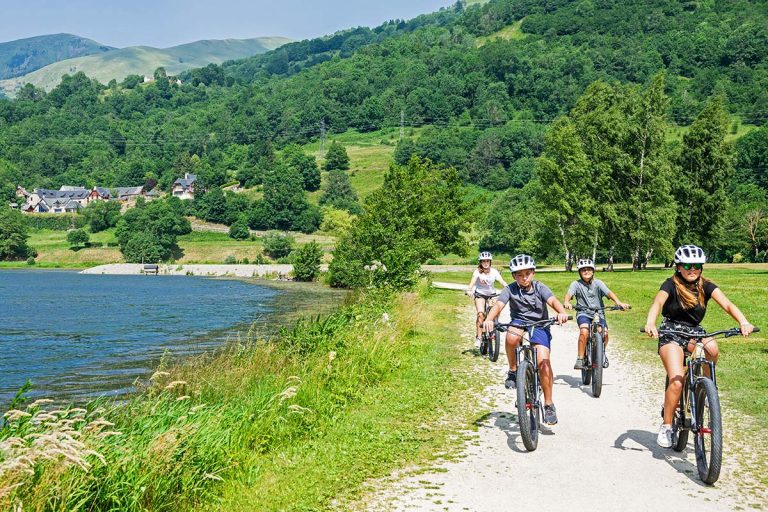 Loudenvielle, a small village near the campsite La Pène Blanche.